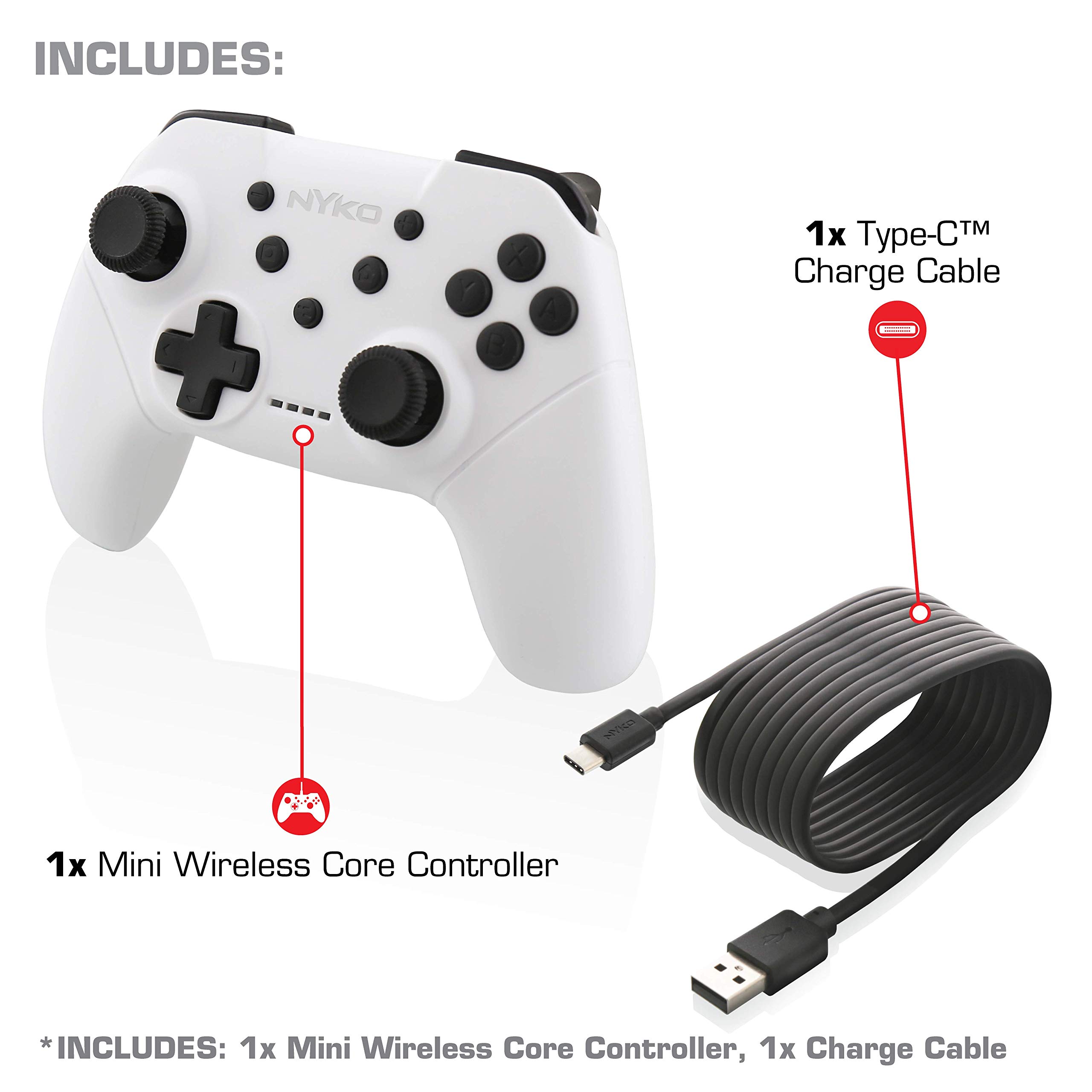 Snapklik.com : Nyko Wireless Mini Core Controller For Nintendo Switch ...
