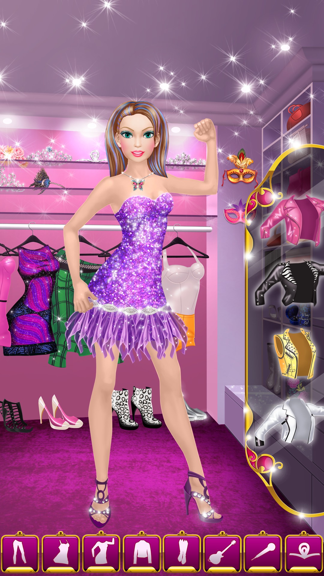 Pop Star Salon: Spa, Makeup and Dressup - Free Girls Fashion Makeover ...