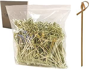 Amazon.com | Cabot & Carlyle Bamboo Cocktail Picks 300 Pack 4.1 inch ...