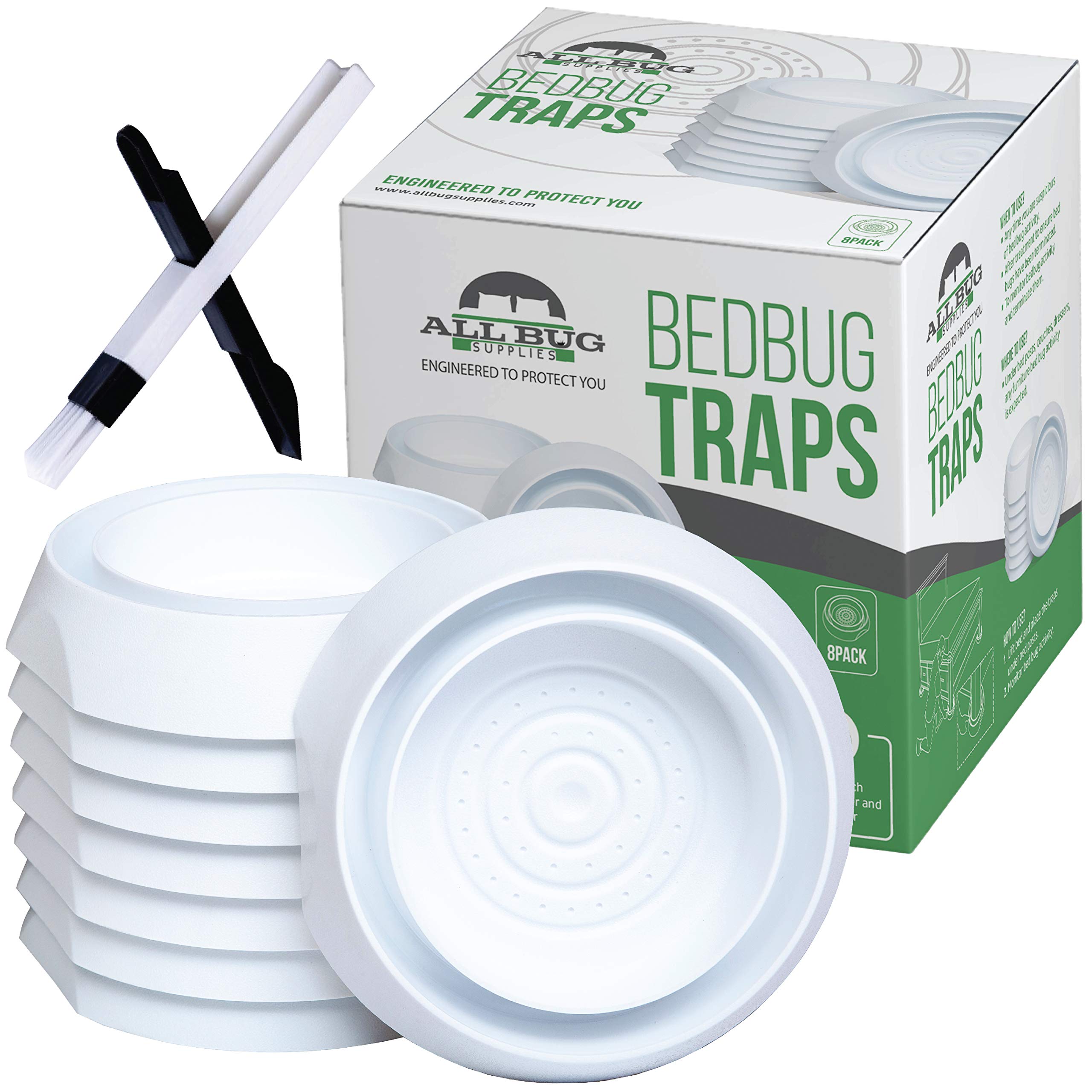 Bed Bug Interceptors (8 pack) Insect BedbugTraps for Beds and Furniture ...