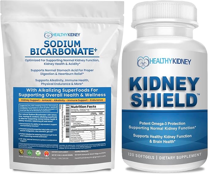 Amazon.com: Organic Sodium Bicarbonate Alkaline Supplement Bundle: 1LB ...