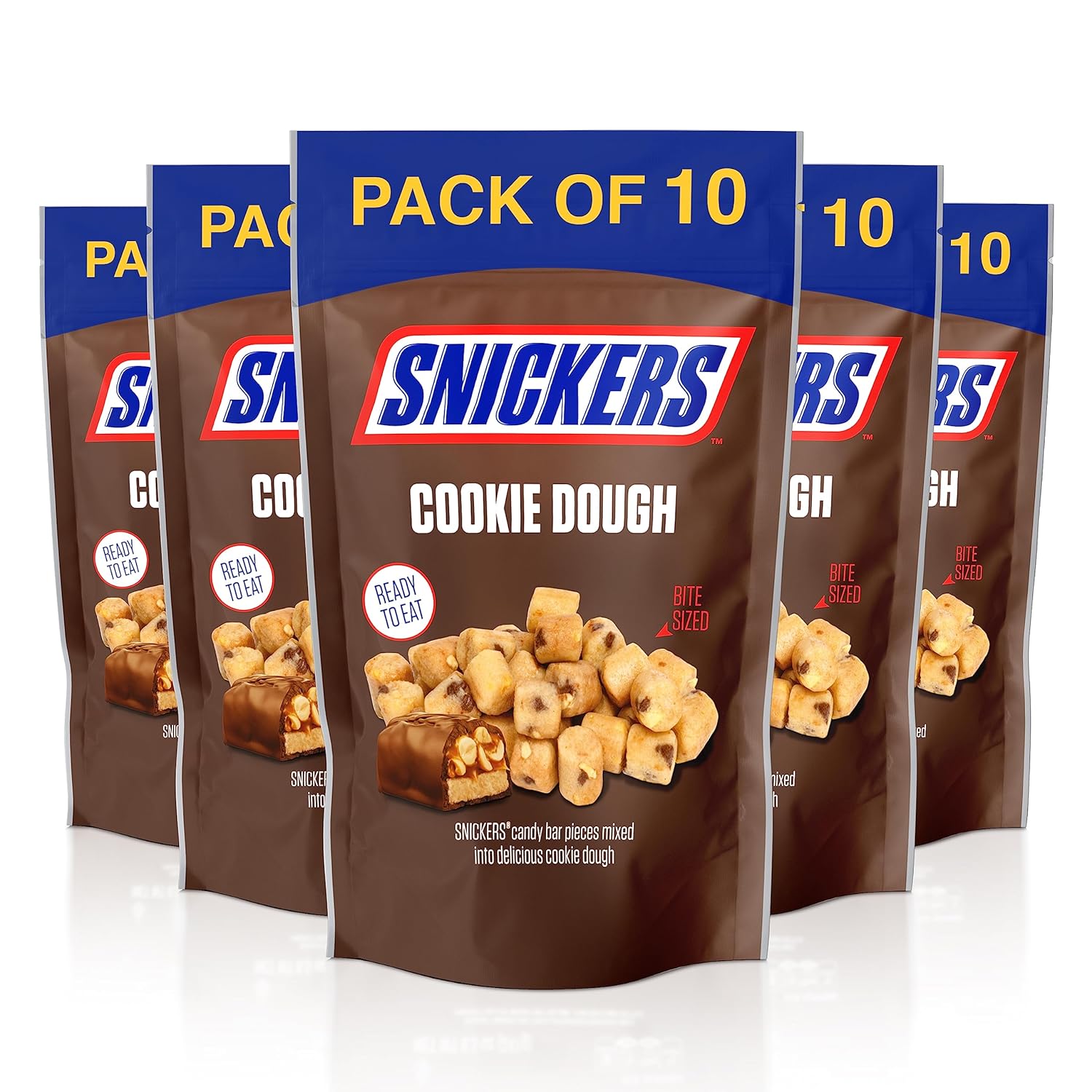Amazon.com: Candylandia Snickers Edible Cookie Dough Candy Bites made ...