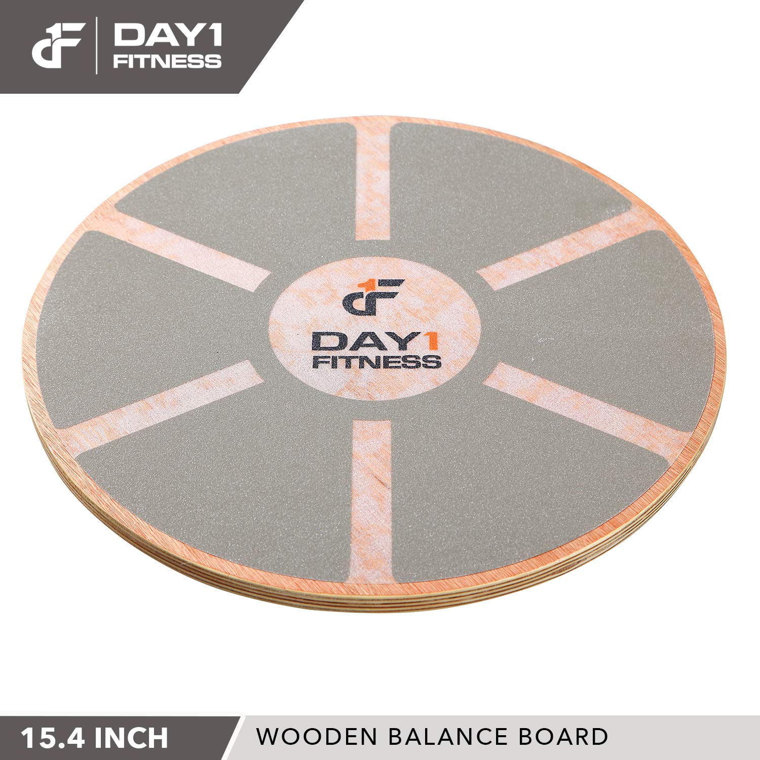 Snapklik.com : Day 1 Fitness Balance Board, 154” GRAY - 360 Rotation ...