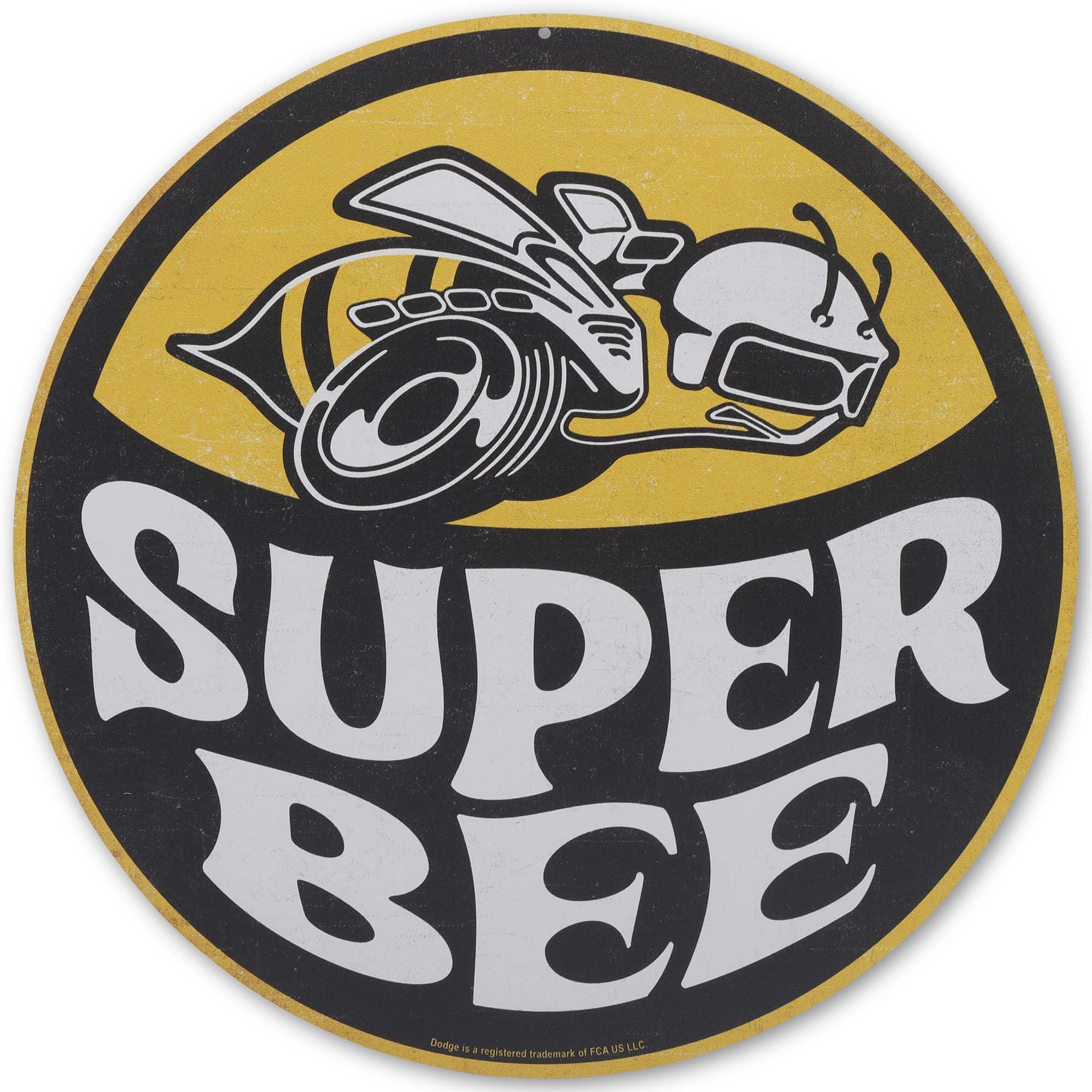 Amazon.com: Dodge Super Bee Logo Round Metal Sign - Vintage Dodge Wall ...