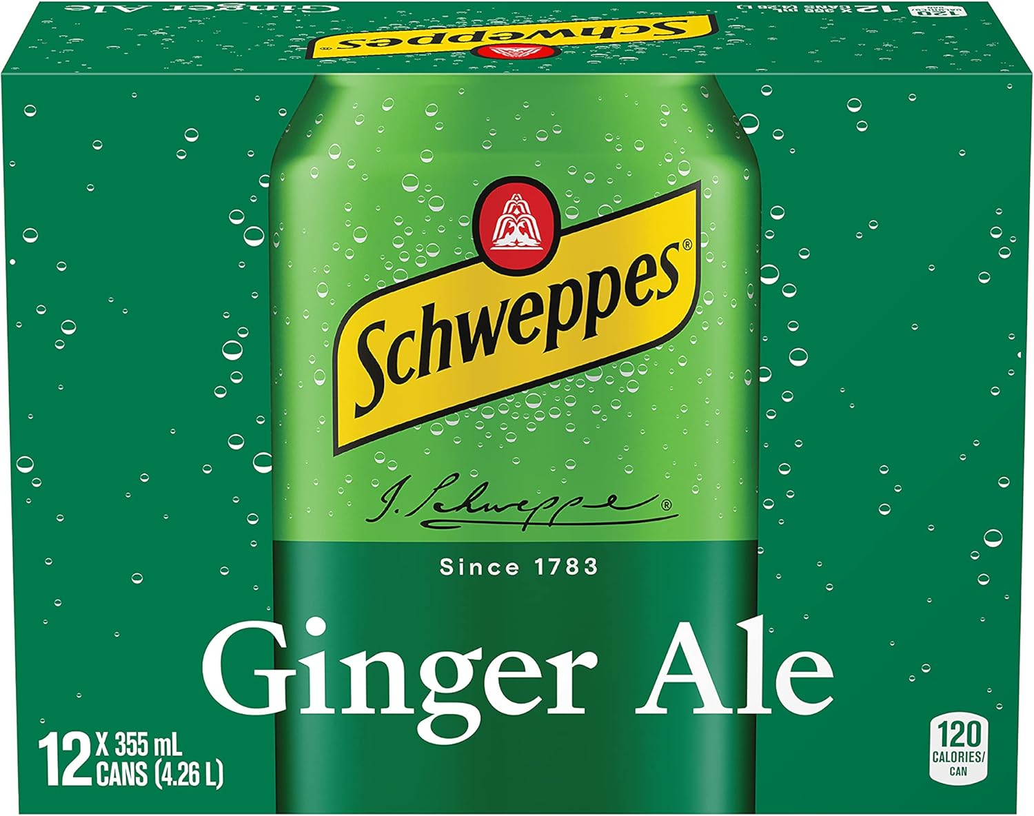 Schweppes Ginger Ale, 355 mL Cans, 12 Pack : Amazon.es: Alimentación y ...