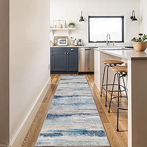 Abstract 3x10 Runner Rug Hallway - Indoor Washable Non Slip Rugs for ...