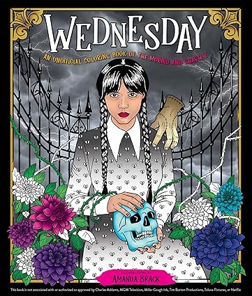 Amazon.com: Wednesday: An Unofficial Coloring Book of the Morbid and ...
