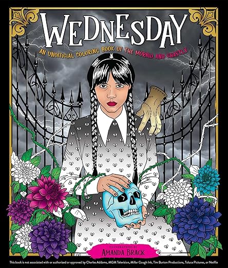 Amazon.com: Wednesday: An Unofficial Coloring Book of the Morbid and ...