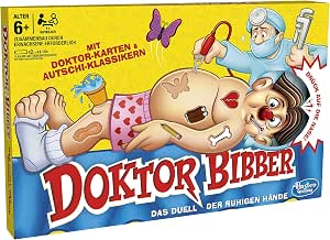 Hasbro Doktor Bibber elektronisches Brettspiel mit Karten und Autschis ...