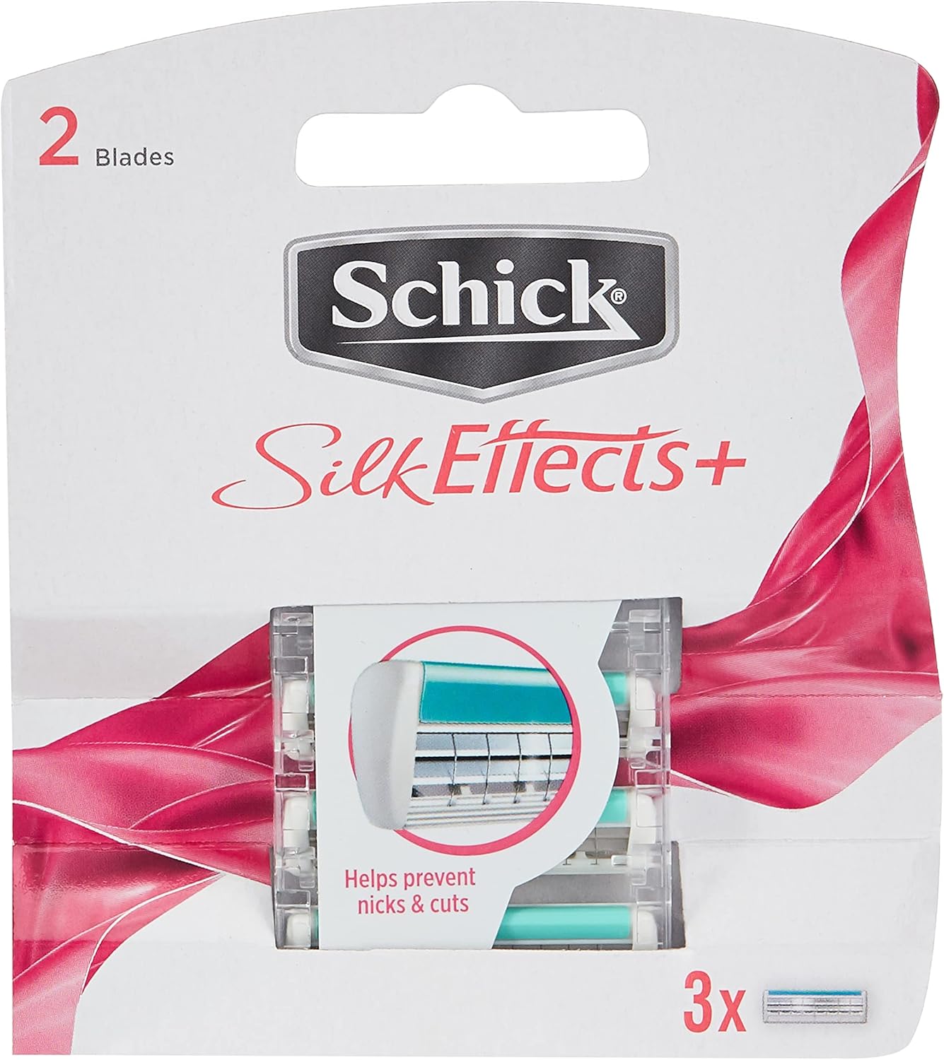 Amazon.com: Schick Silk Effects+ Plus Refill Cartridges (Pack of 3) 1 ...