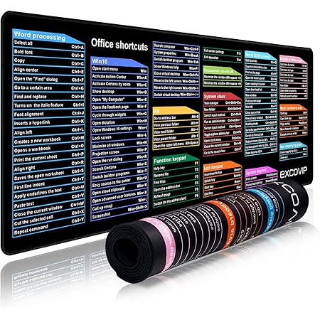 Glittery Garden Linux Commands Line Mouse pad - Extended Large Cheat ...