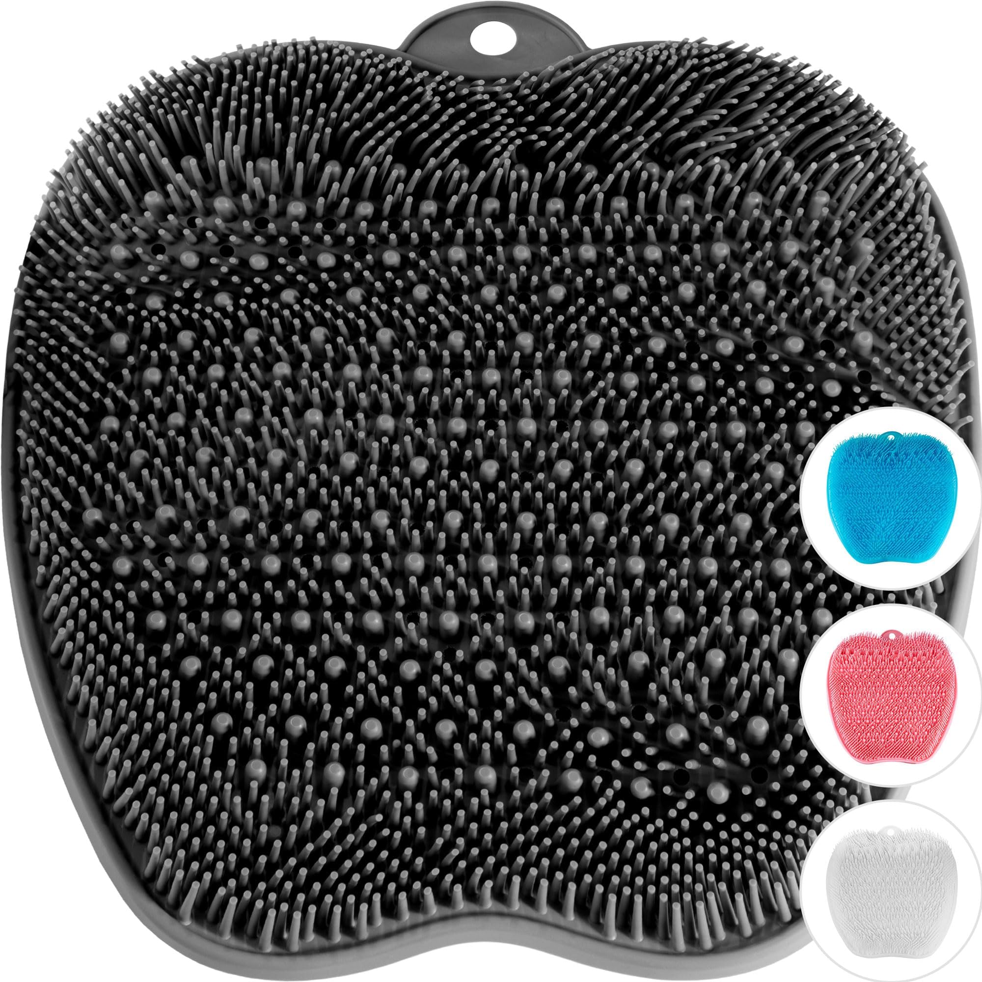 Amazon.com: DRYSOLU 17in Large Shower Silicone Foot Scrubber Mat with ...