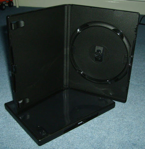 50 x Black Genuine Amaray DVD Cases 14mm Spine: Amazon.co.uk: Computers ...