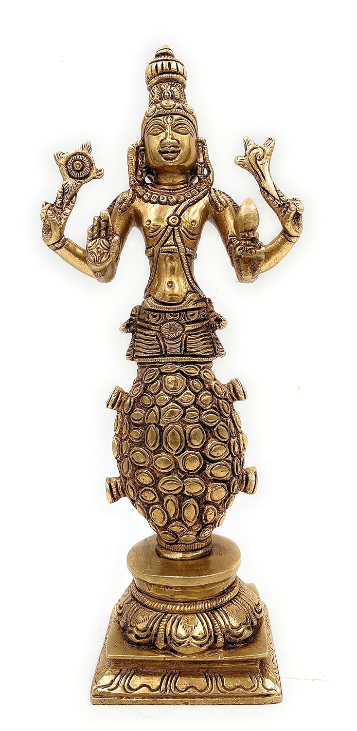 Buy South Indian Arts Brass Kurma Avatar Idol | Tortoise Incarnation of ...