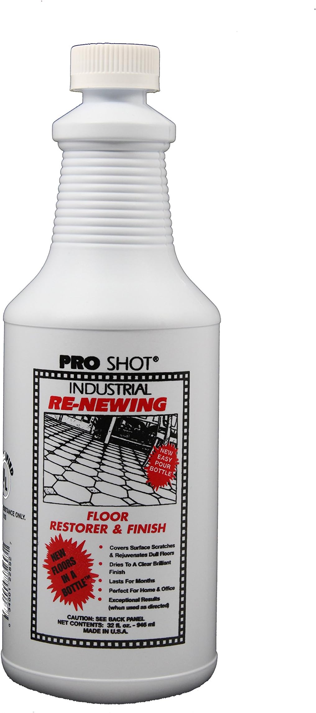 Amazon.com: PRO SHOT Industrial Re-Newing Floor Restorer & Finish 32 ...
