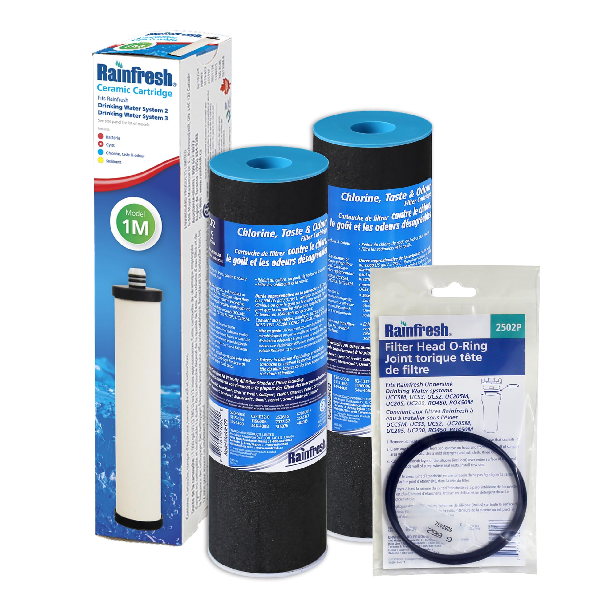 RainFresh W2CM Annual Filter and Maintenance Pack for Drinking Water ...