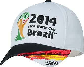 Amazon.com : adidas Germany 2014 FIFA World Cup Paint Brush Flex Fit ...