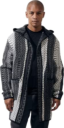 Stacy Adams Men's Fancy Sweater Jacket (Medium, 01BROWN) at Amazon Men ...