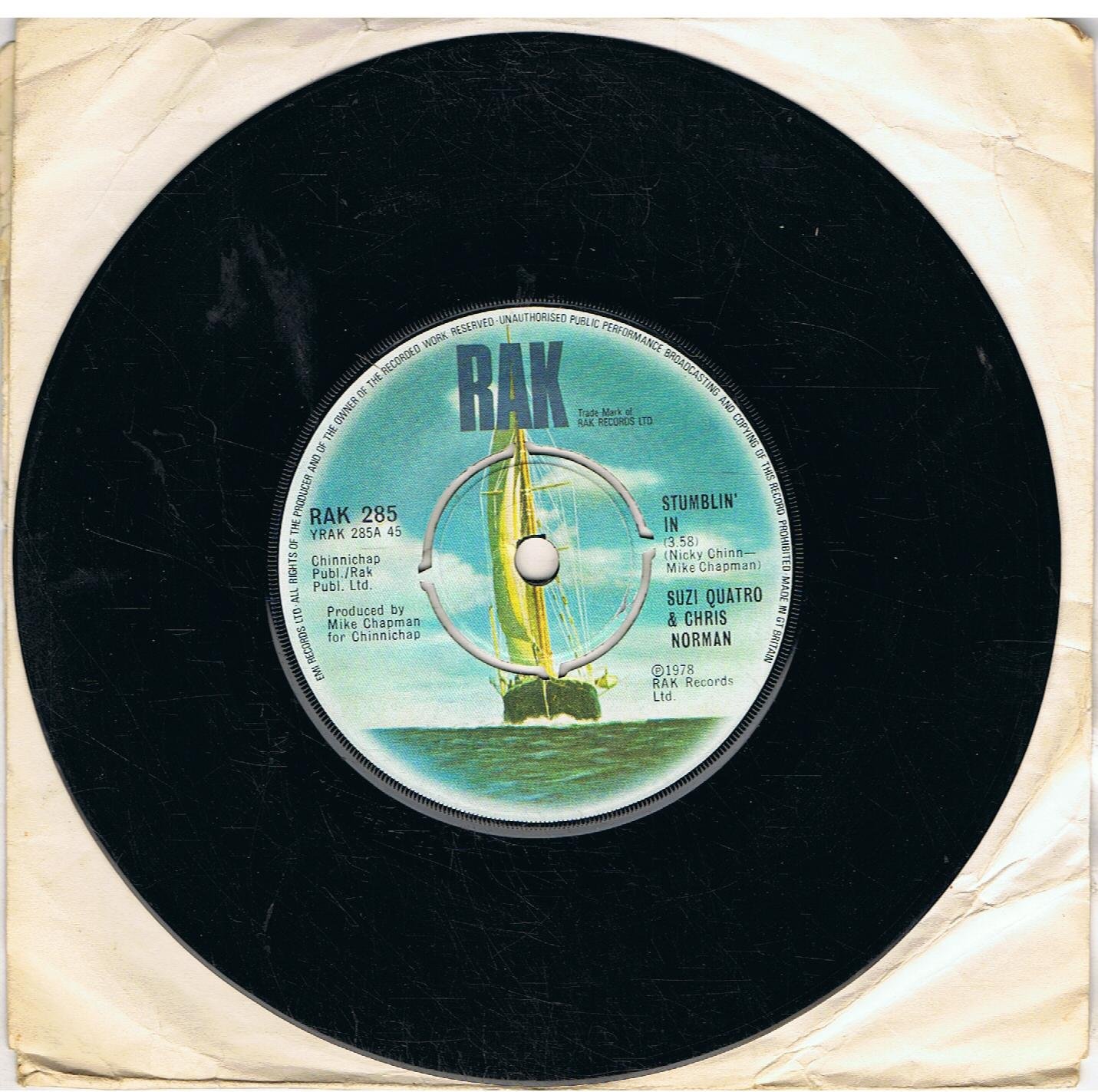 Amazon.com: Stumblin' In - Suzi Quatro And Chris Norman 7" 45: CDs & Vinyl