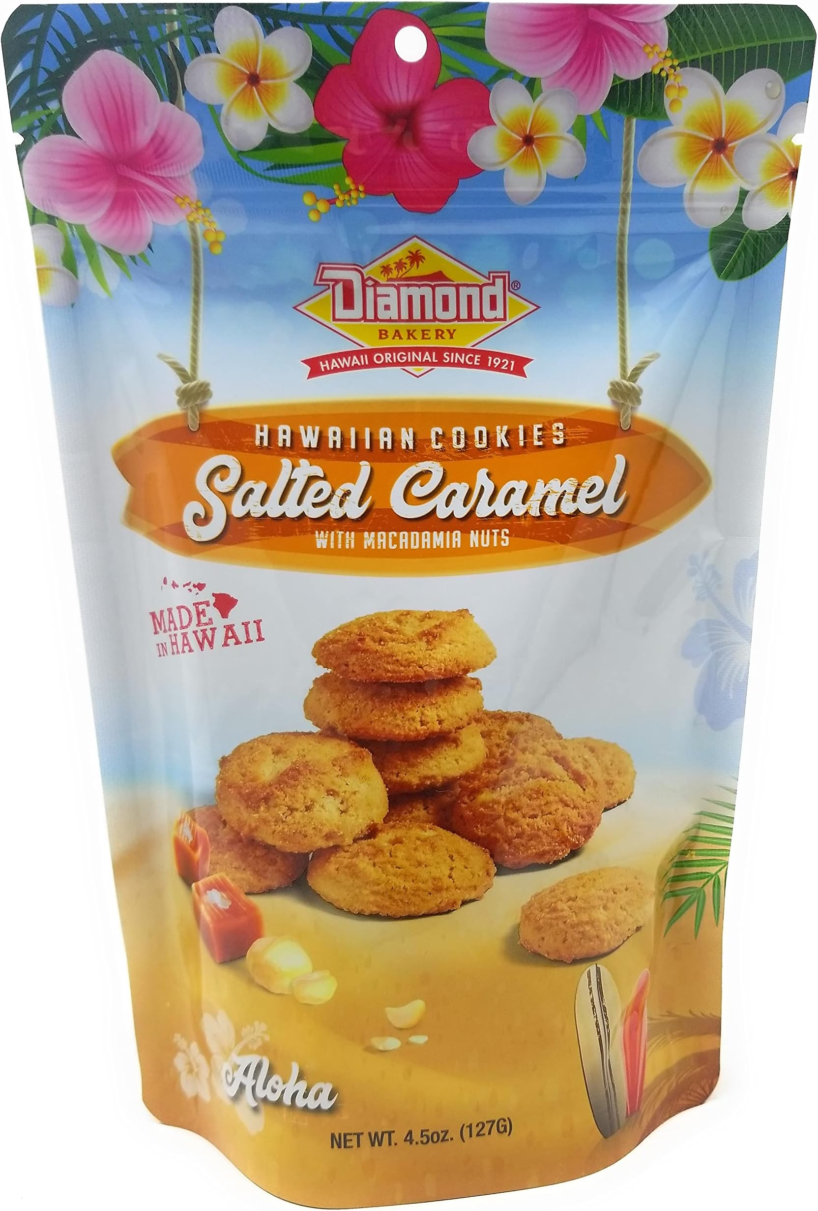 Amazon.com: Diamond Bakery Hawaiian Cookies Salted Caramel with ...