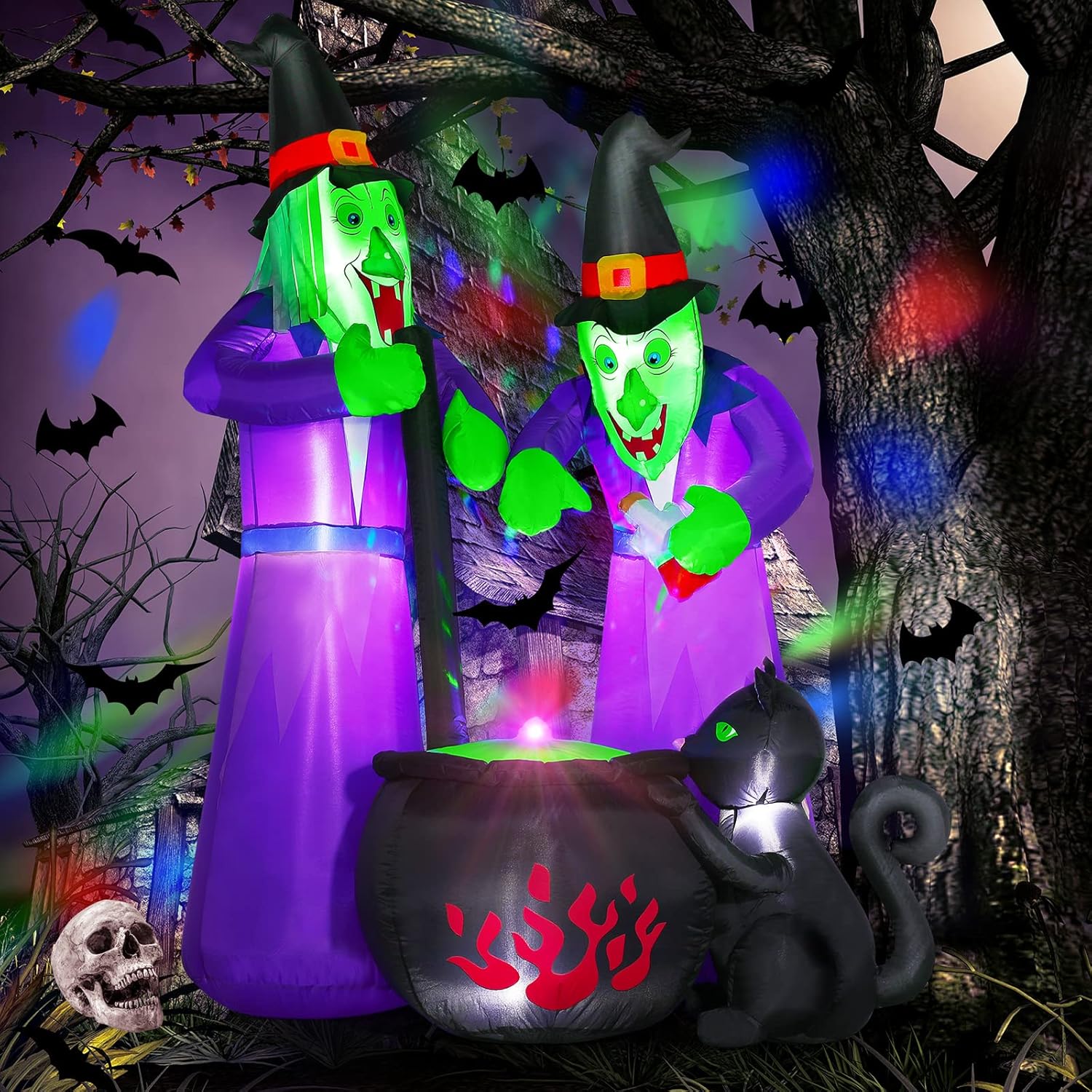 6ft Halloween Inflatables Witch Decoration Inflatable Witches And Black 6ft-halloween-inflatables-witch-decoration-inflatable-witches-and-black