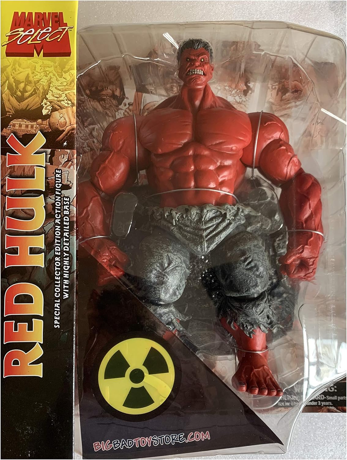 Marvel Select Red Hulk Action Figure : Diamond Select Toys: Amazon.com ...