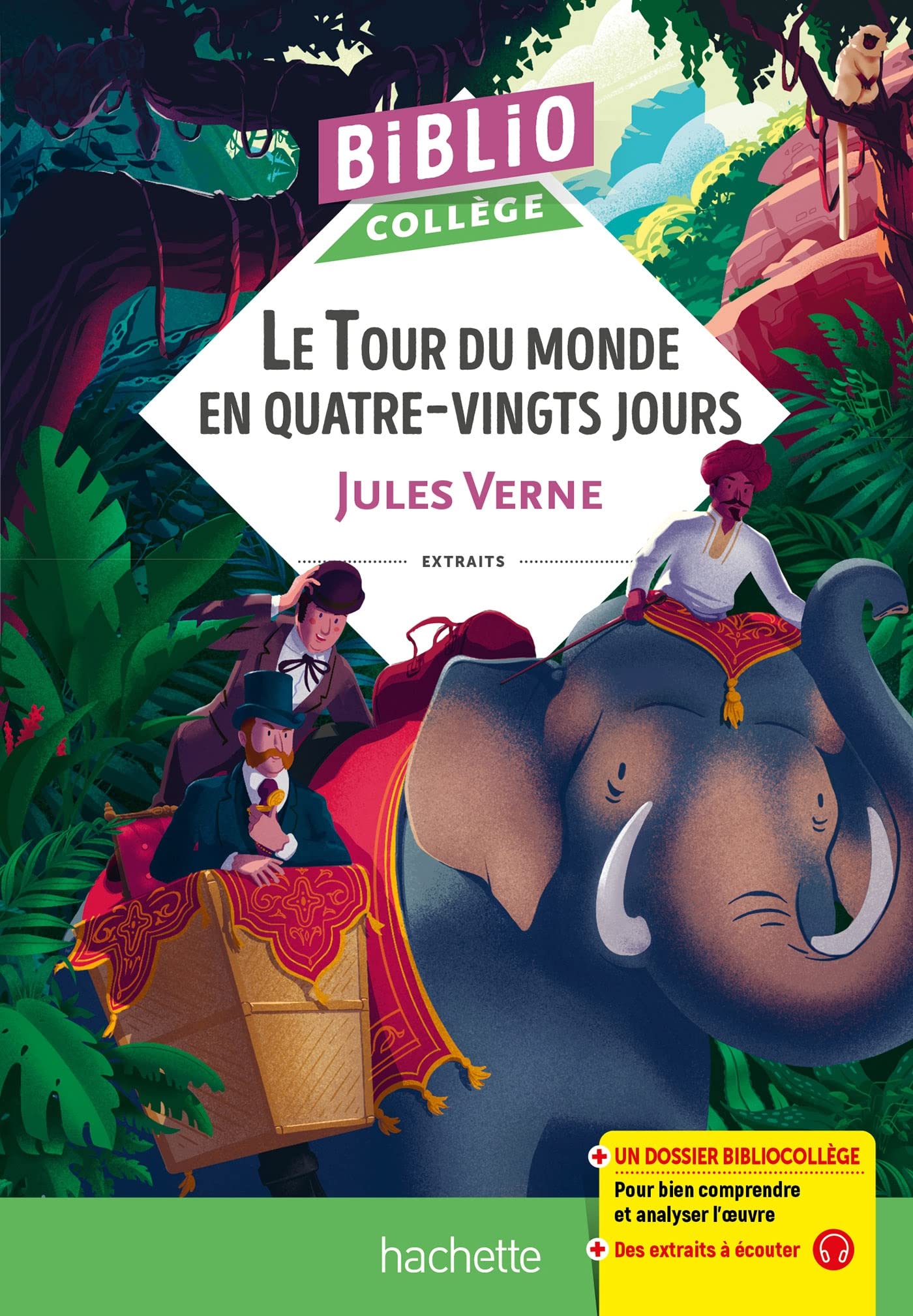 Amazon.fr - Bibliocollège - Le Tour du monde en 80 jours, Jules Verne ...