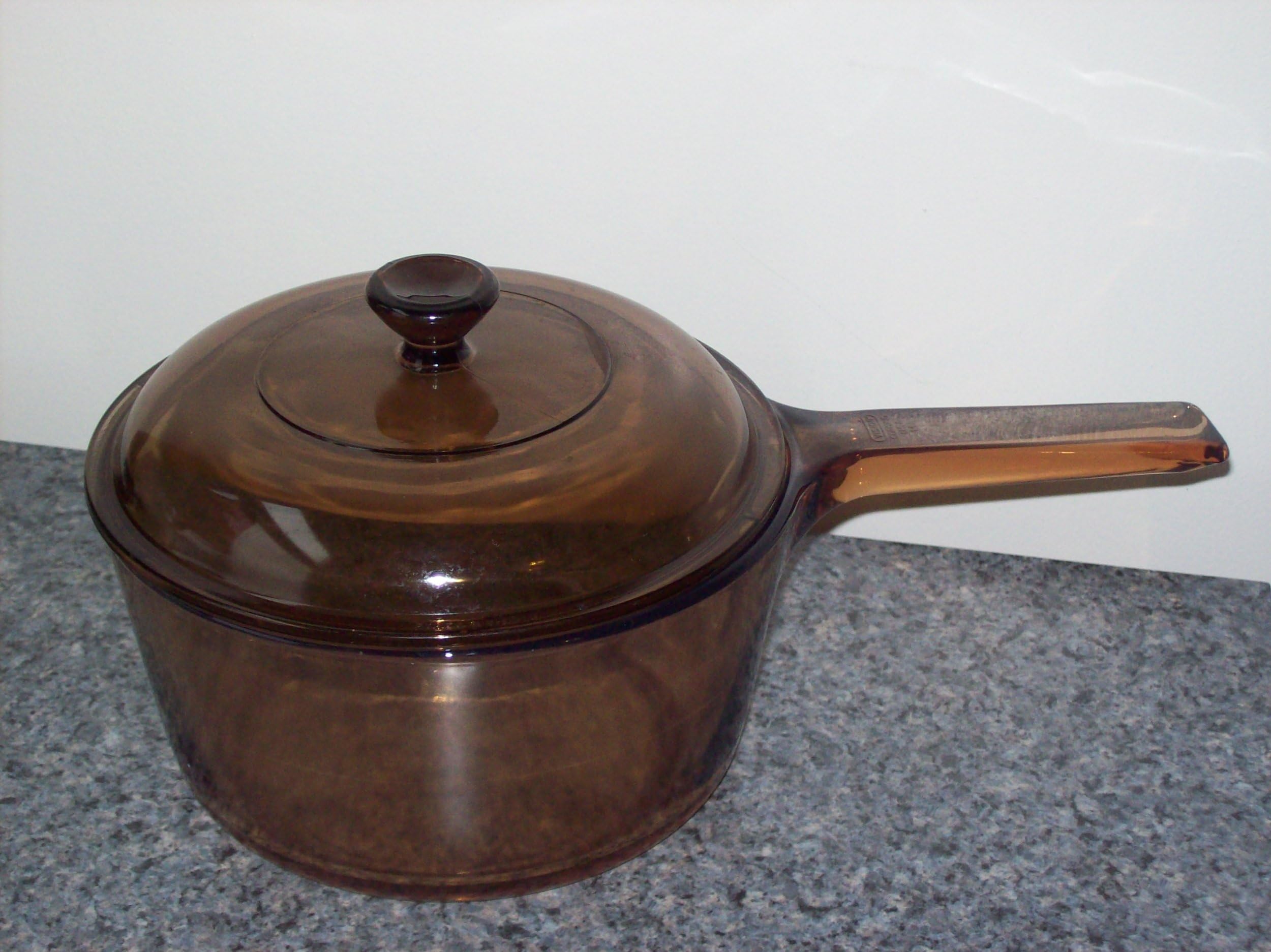 Amazon.com: Vision Corning Visionware Amber Saucepan with Lid 1.5 L USA ...