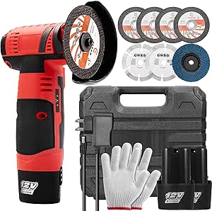 Housiwill Mini Meuleuse Sans Fil, 76MM Mini Disqueuse Sans Fil ...