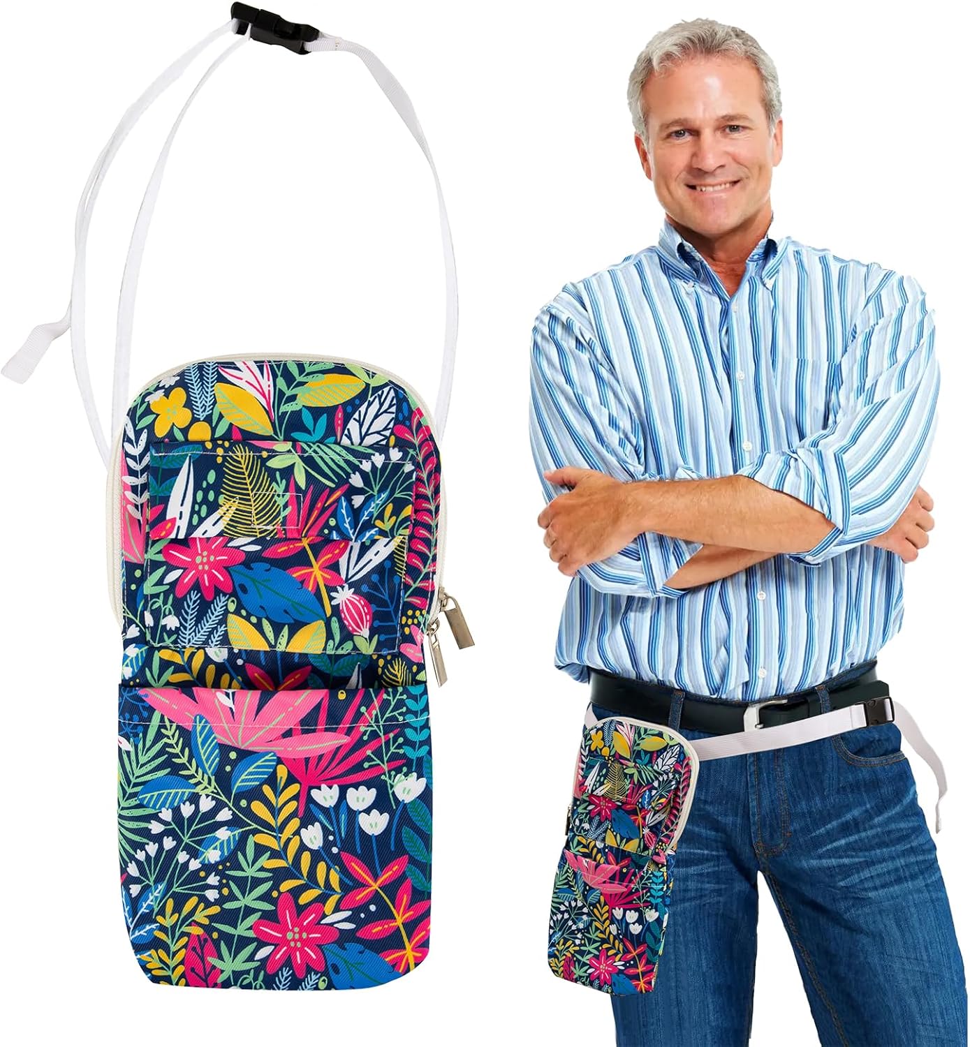 Amazon.com: Catheter Bag Cover with Belt,Urine Drainage Bag Holder ...