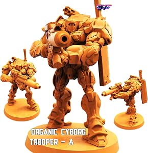 Amazon.com: TYL Gaskar Organic Cyborg Heavy Troopers Unpainted ...