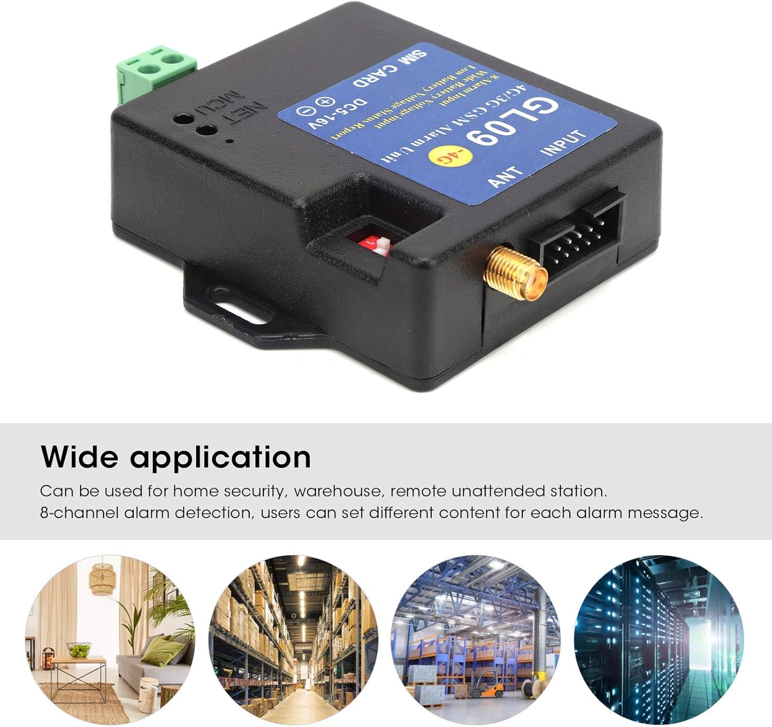 4G/3G/GSM Alarm Module, 8 Channels of Alarm Detection, Burglar Alarm ...