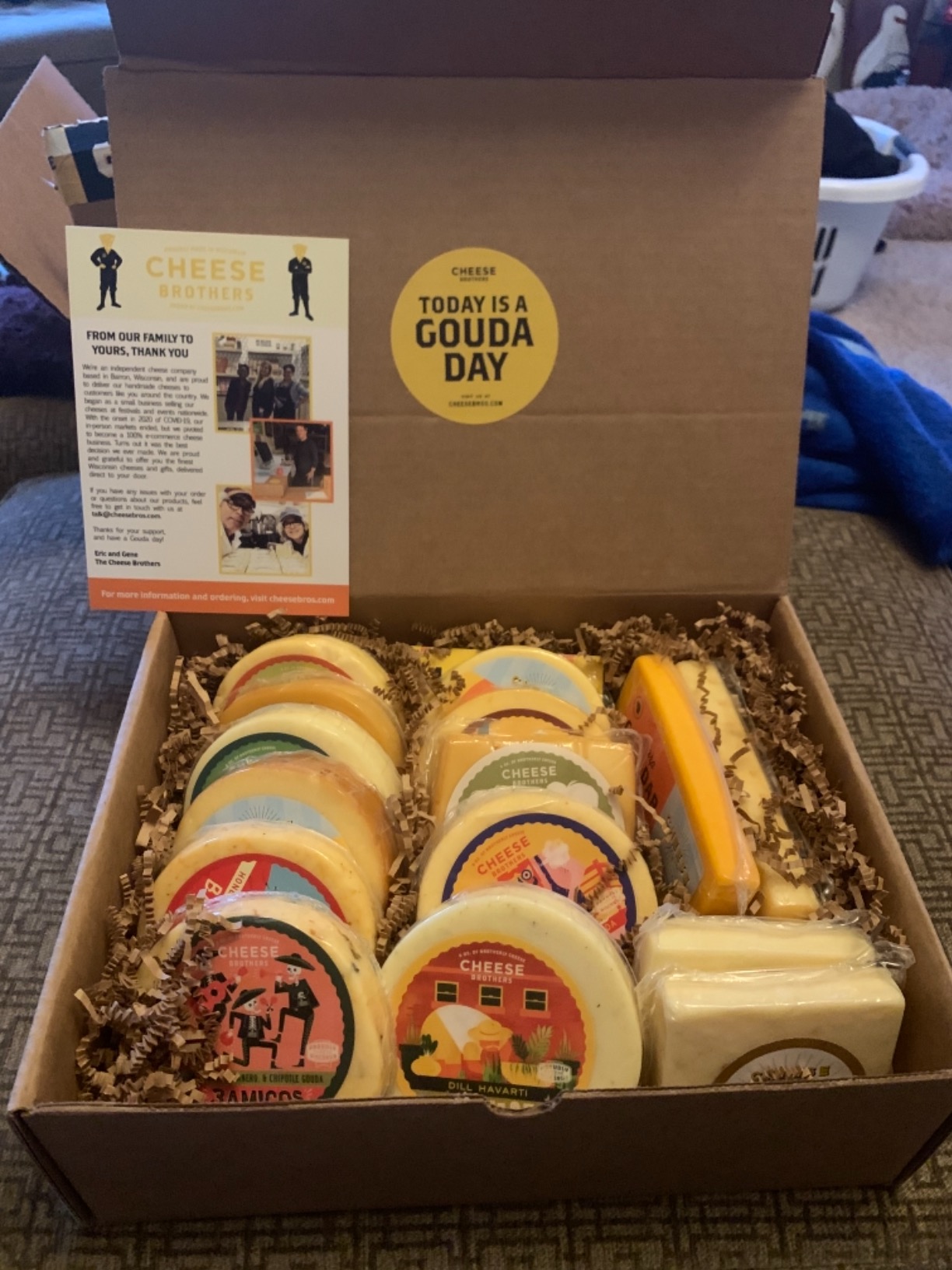 Amazon.com: Cheese Bros "Love is Cheesy" Valentine Gift Box | Fresh ...