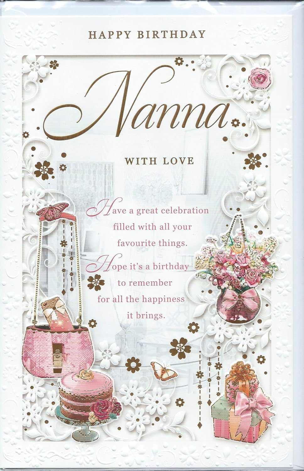 Happy Birthday Nanna Opacity Card : Amazon.in: Office Products