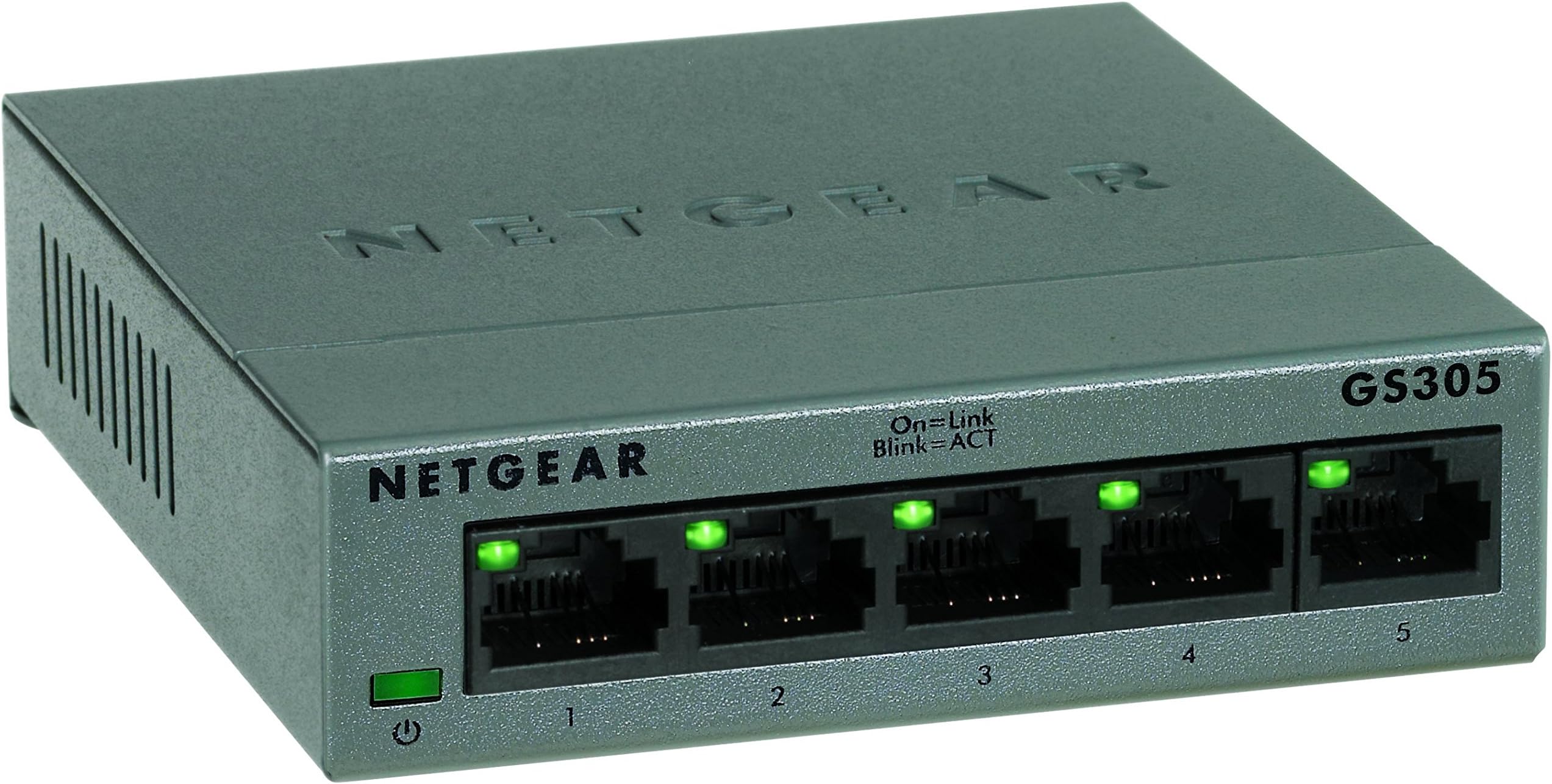 Amazon.com: NETGEAR GS305 5-Port Gigabit Ethernet Unmanaged Switch ...