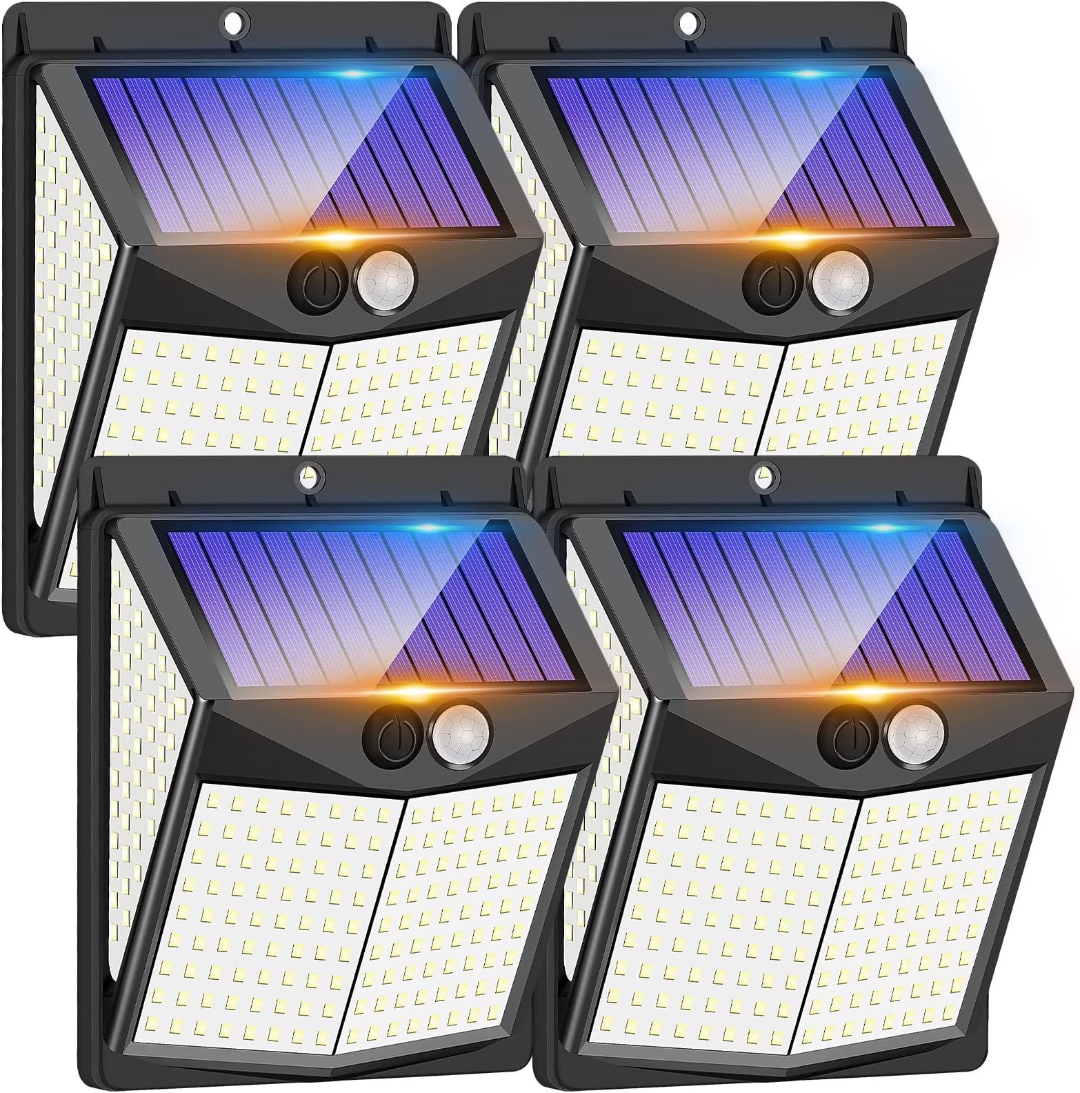 Outdoor Solar Lights, 238 LED Solar Security Lights and 3 Modes Motion ...