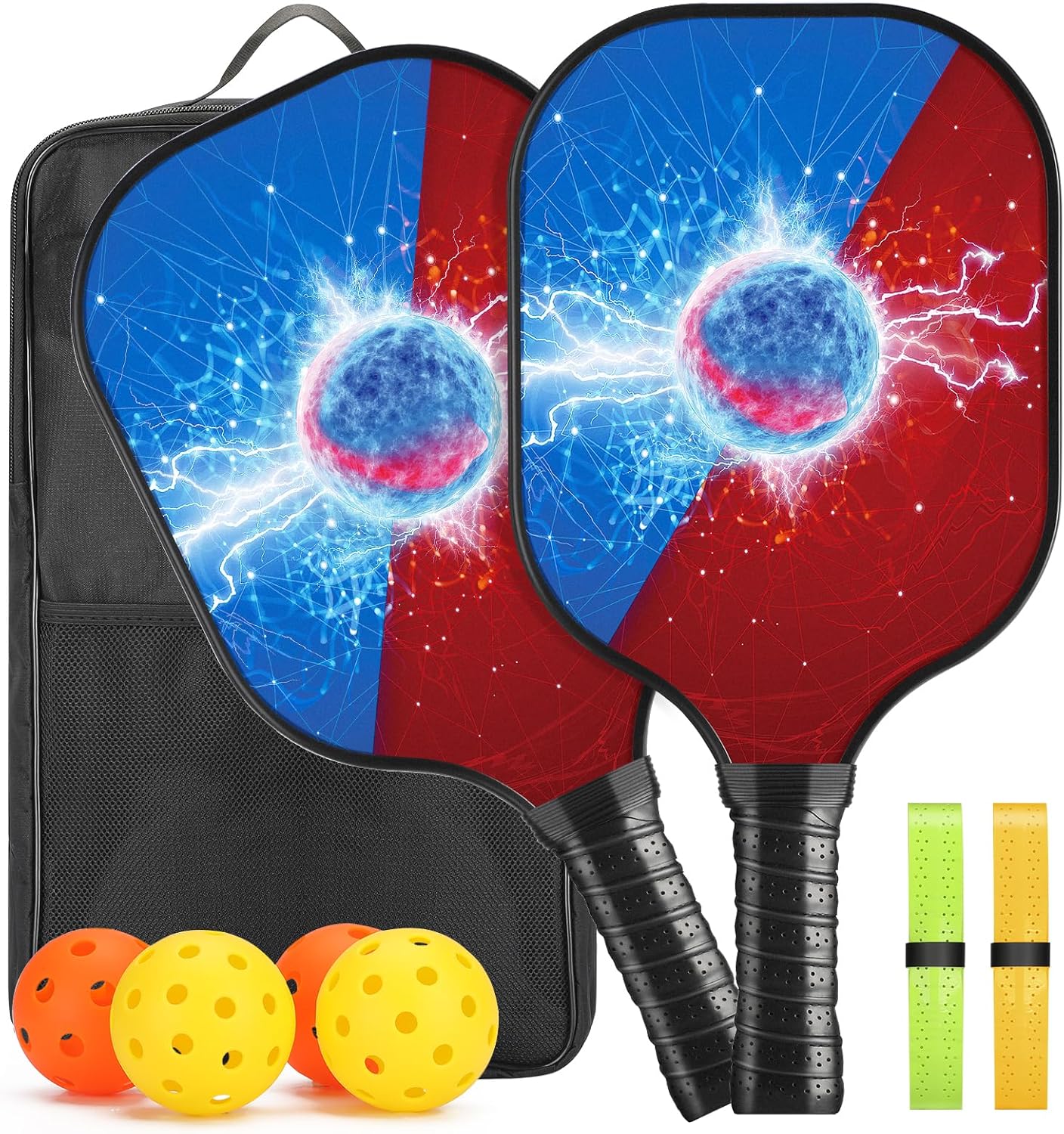 Amazon.com : KTRIO Pickleball Paddles Set of 2, Lightweight Pickleball Rackets, USAPA Approved ...