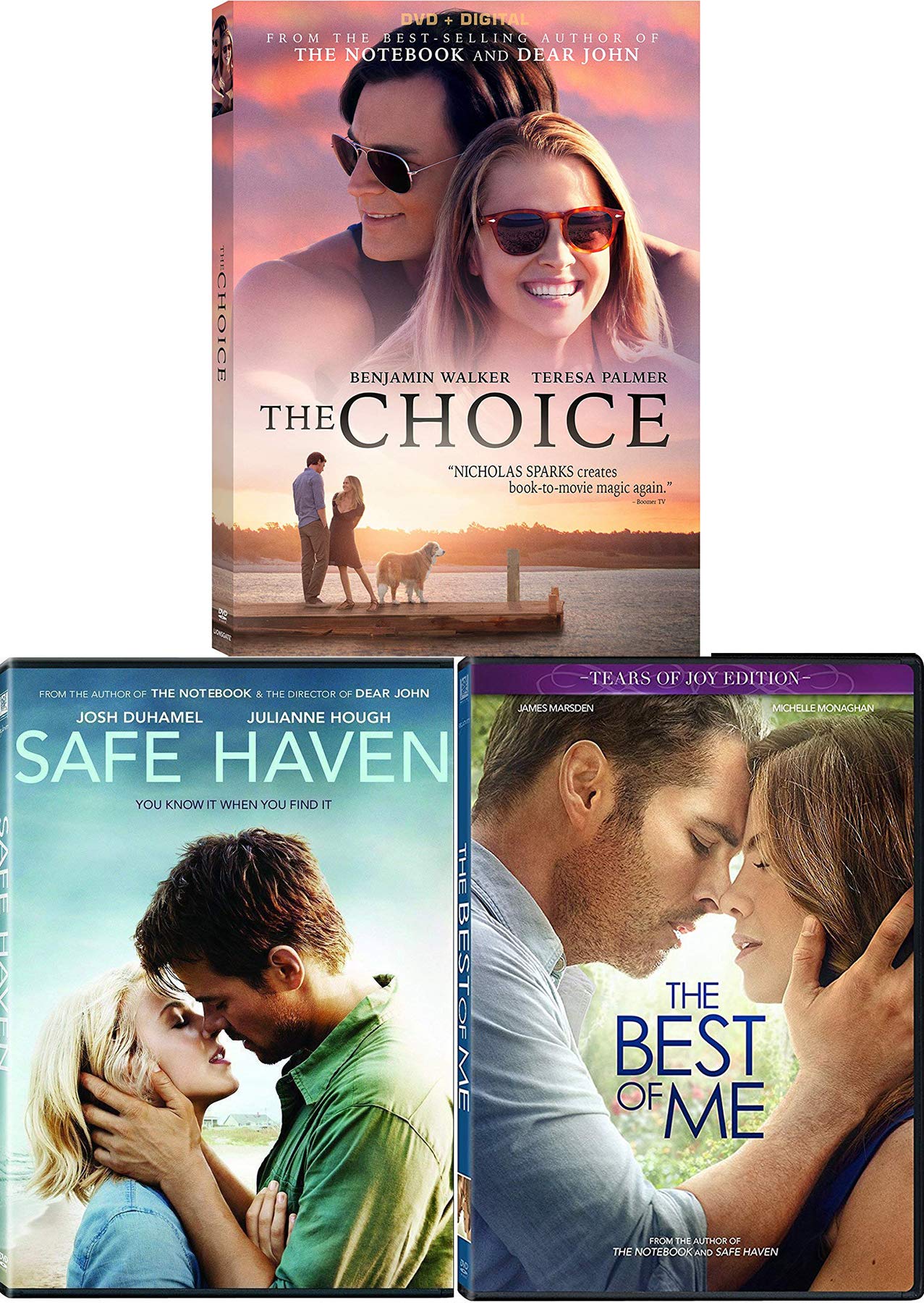 Amazon.com: Keep the Hope Triple Love Story The Best of Me + The Choice ...