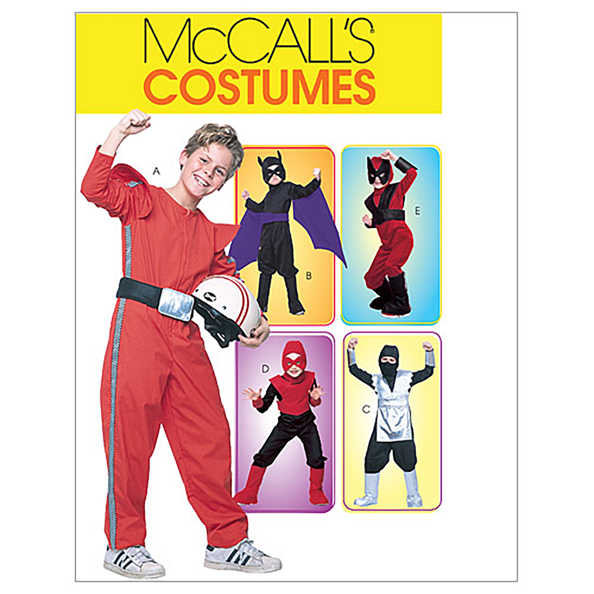Amazon.com: McCall's Patterns M4951 Children's/Boys' Good Guys Costumes ...