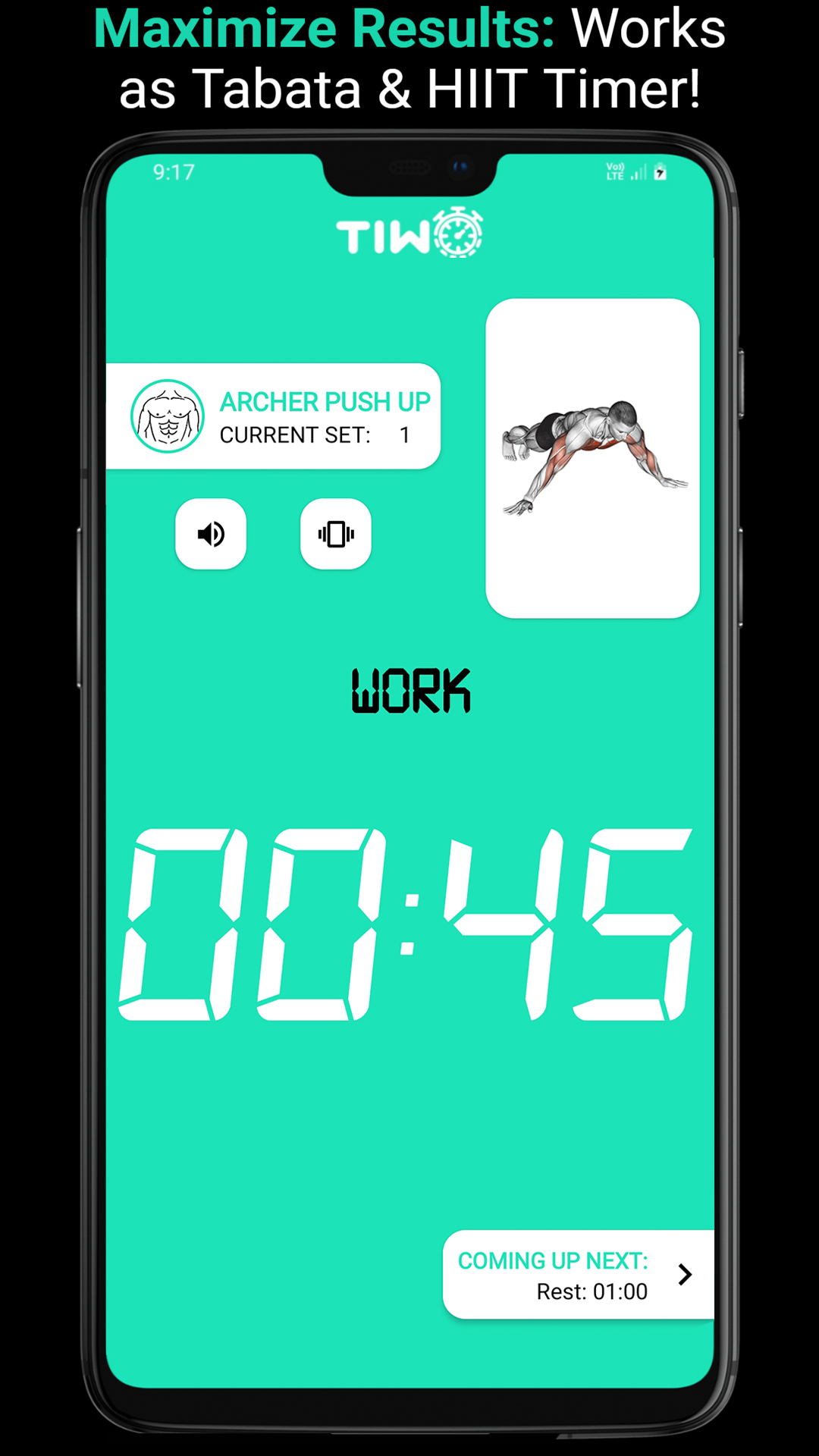 TIWO: Workout Timer Interval-Amazonアプリストアのアプリ
