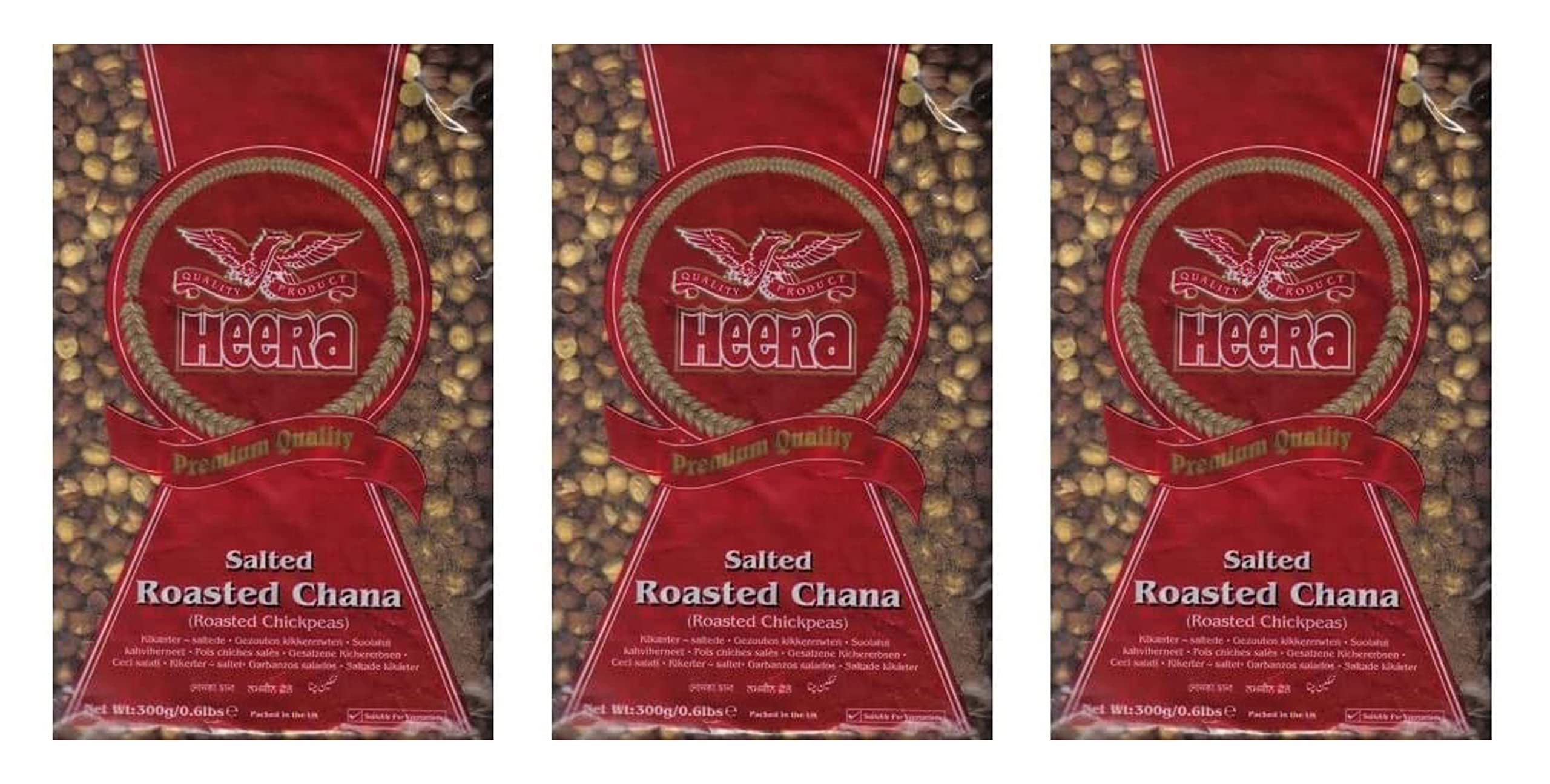Heera Salted Roasted Chana Red 300g Pack Of 3 Namkeen | Desertcart KSA