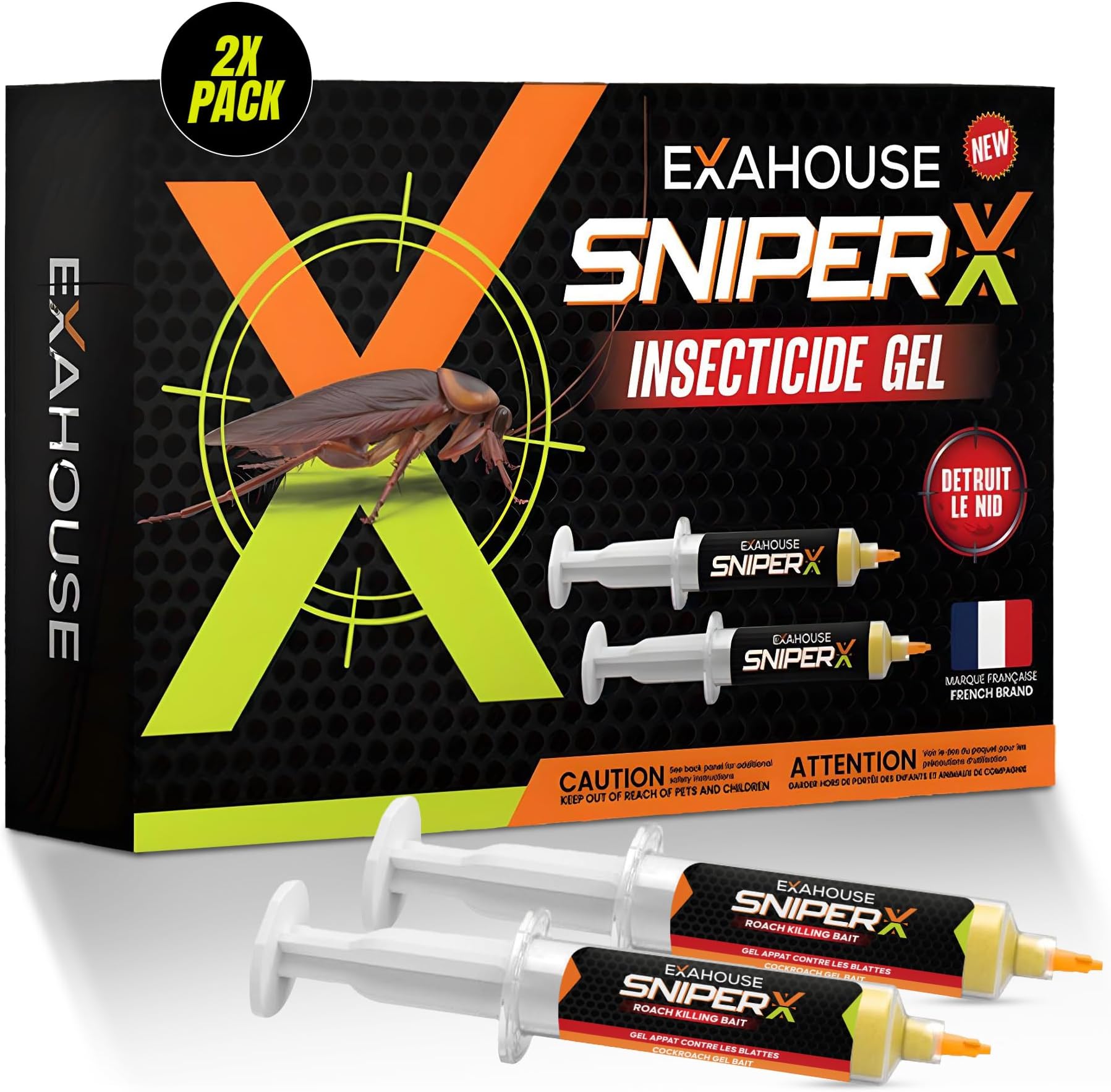 DIGRAIN Gel Anti cafards (blattes, cancrelat, ravets.) 10g : Amazon.fr ...