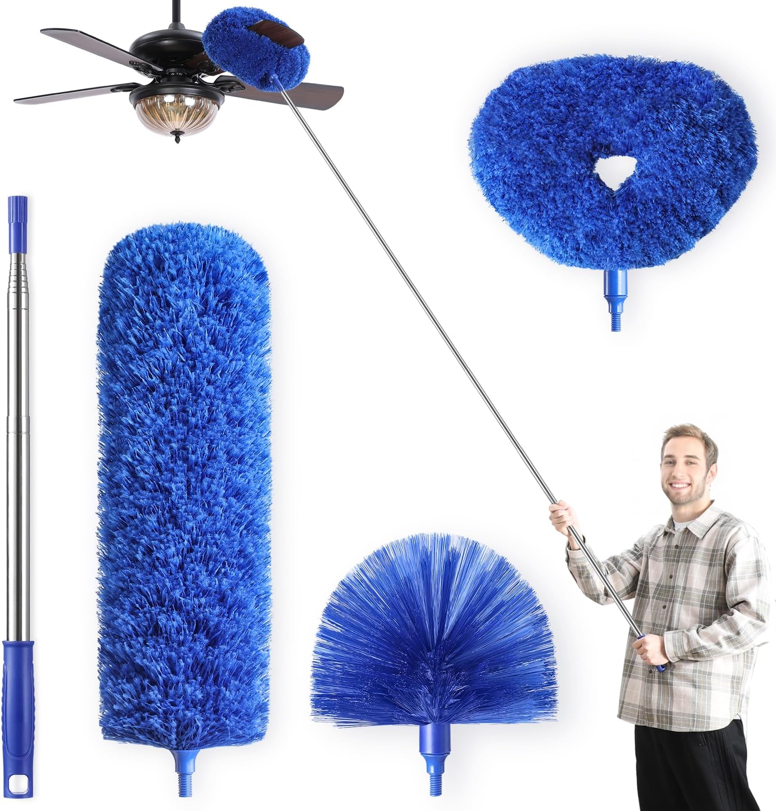 Amazon.com: Elegoro Ceiling Fan Cleaner Duster, Ceiling Fan Blade ...