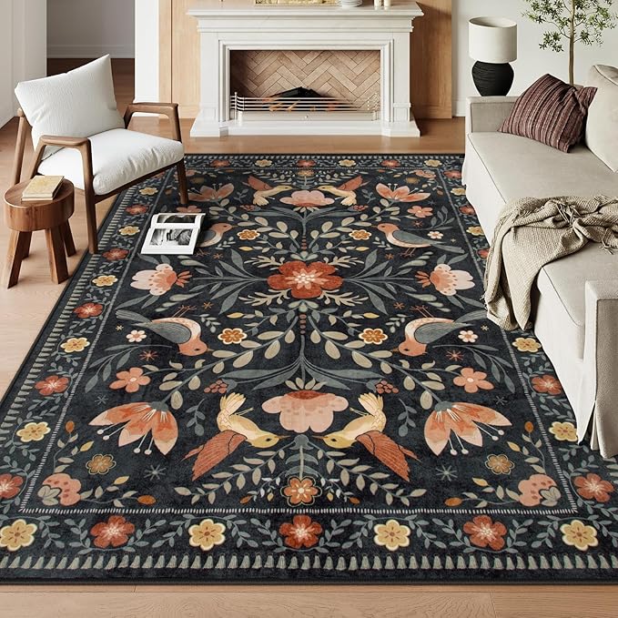 Amazon.com: Morebes Washable 8x10 Area Rugs for Living Room Non Slip ...