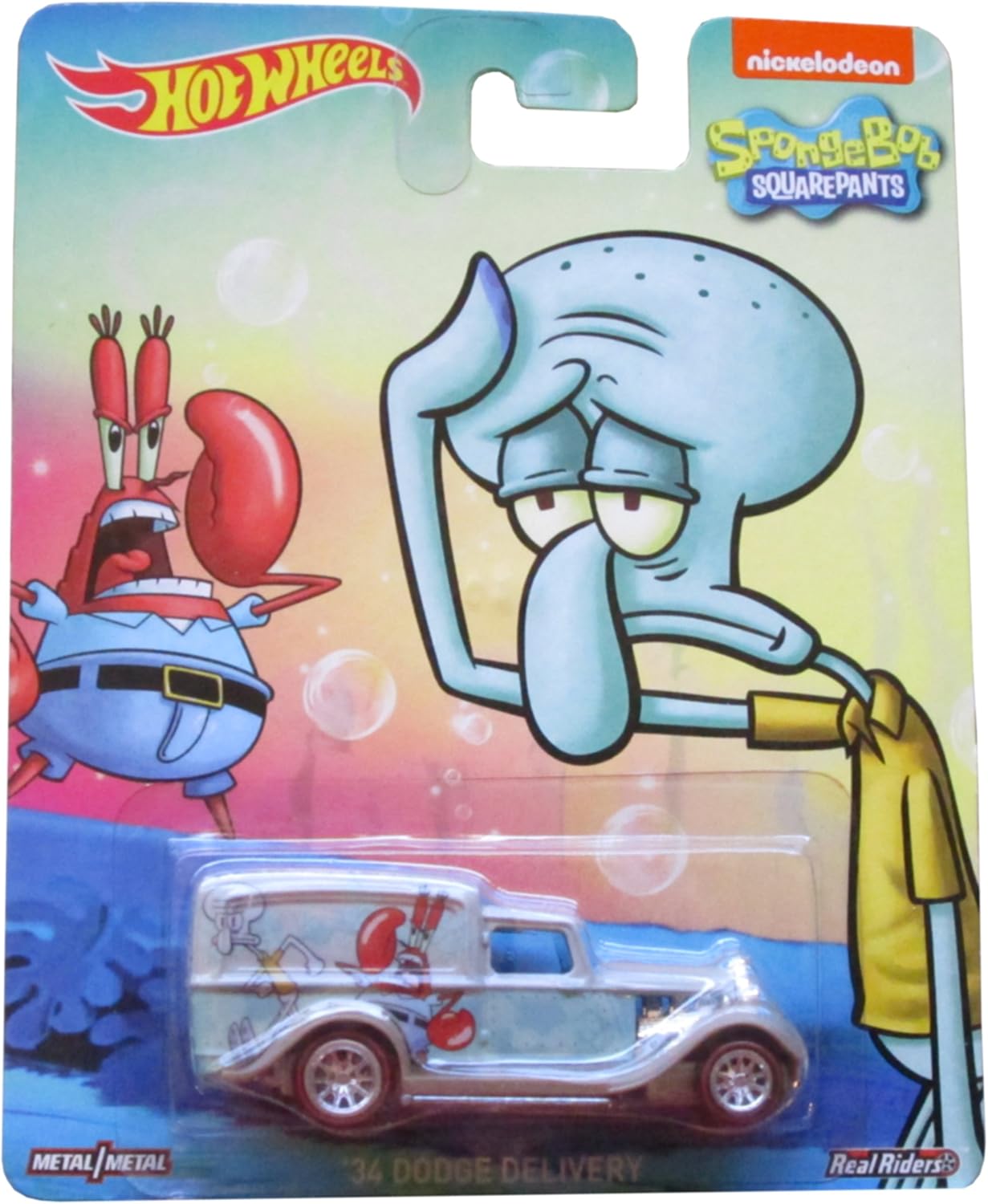SpongeBob Squarepants Hot wheels '34 DODGE DELIVERY new 2014 RARE