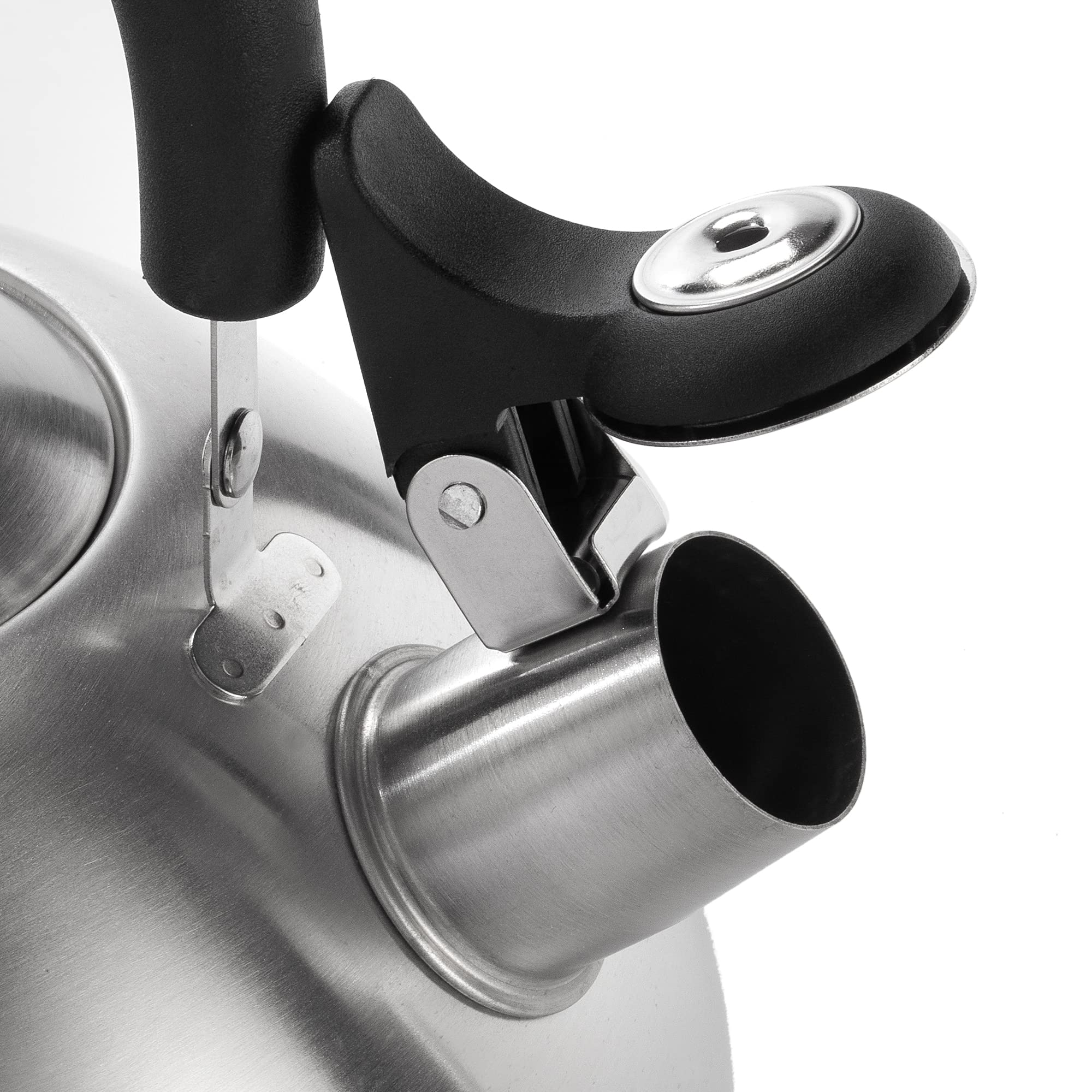 Snapklik.com : 2.1 Quart Stainless Steel Whistling Tea Kettle ...