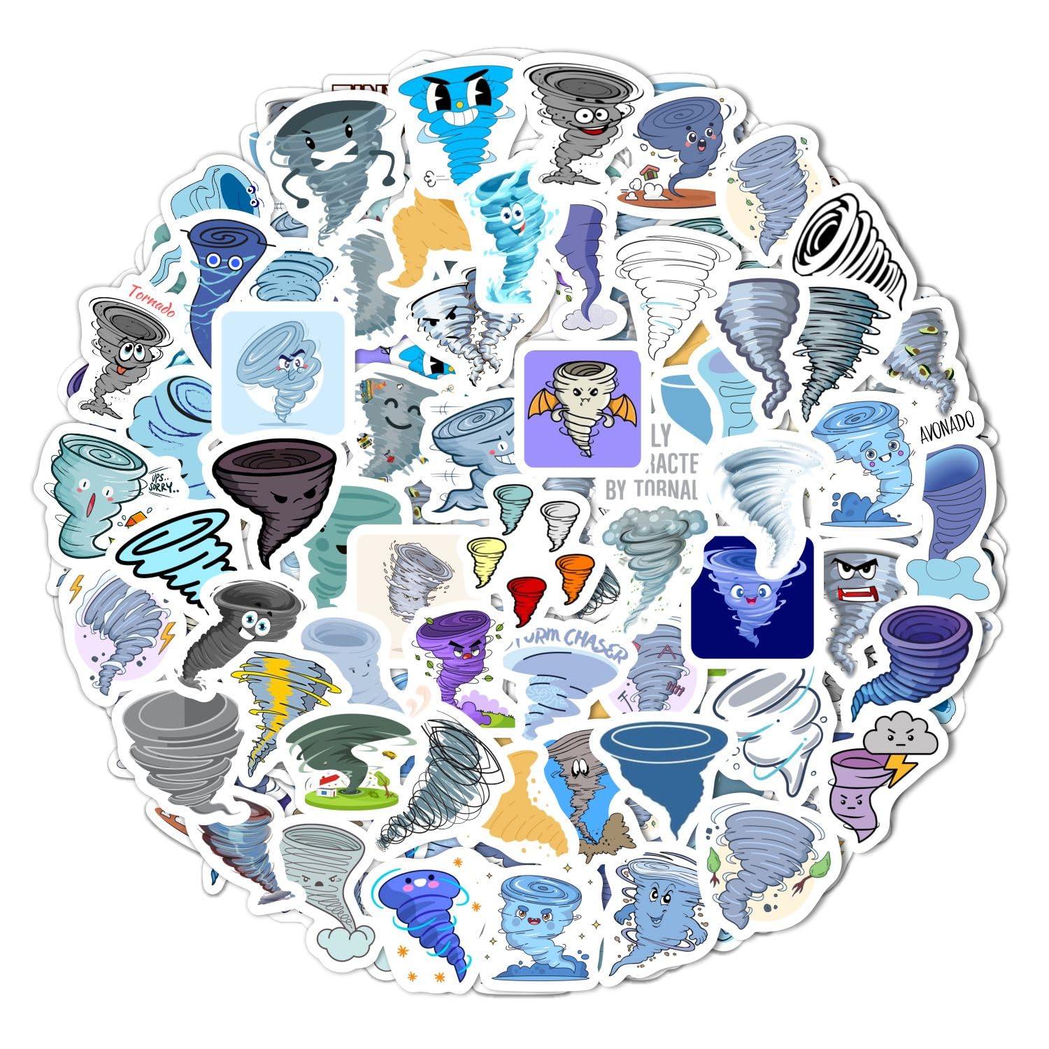 Amazon.com: Tornado Stickers for Water Bottle and Laptop - ' Weather ...