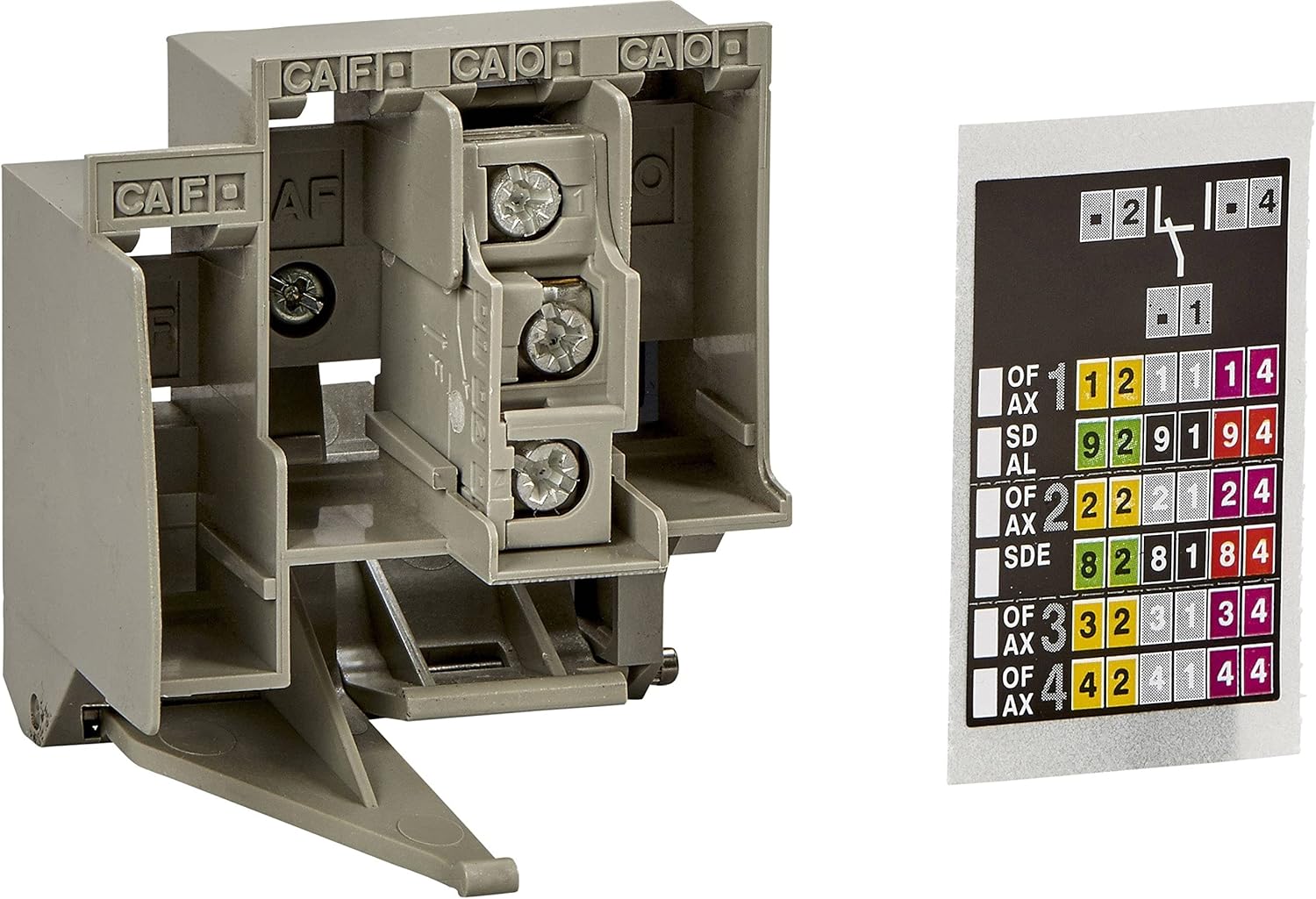 Schneider Electric 33011 Sde Contact C4 Fix Manual, White : Amazon.co ...