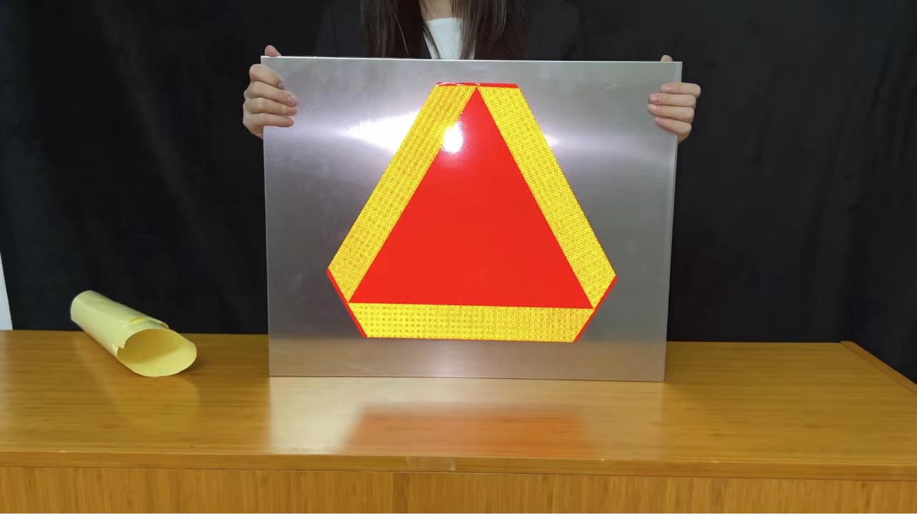 Watch Sticky Slow Moving Vehicle Triangle Sign on Amazon Live