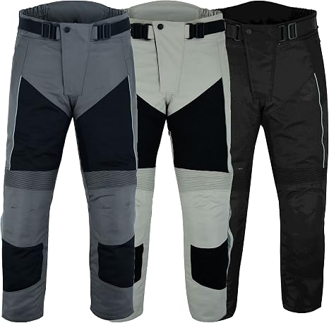 Warrior Air Mesh Motorcycle Trousers for Men, Breathable Waterproof ...